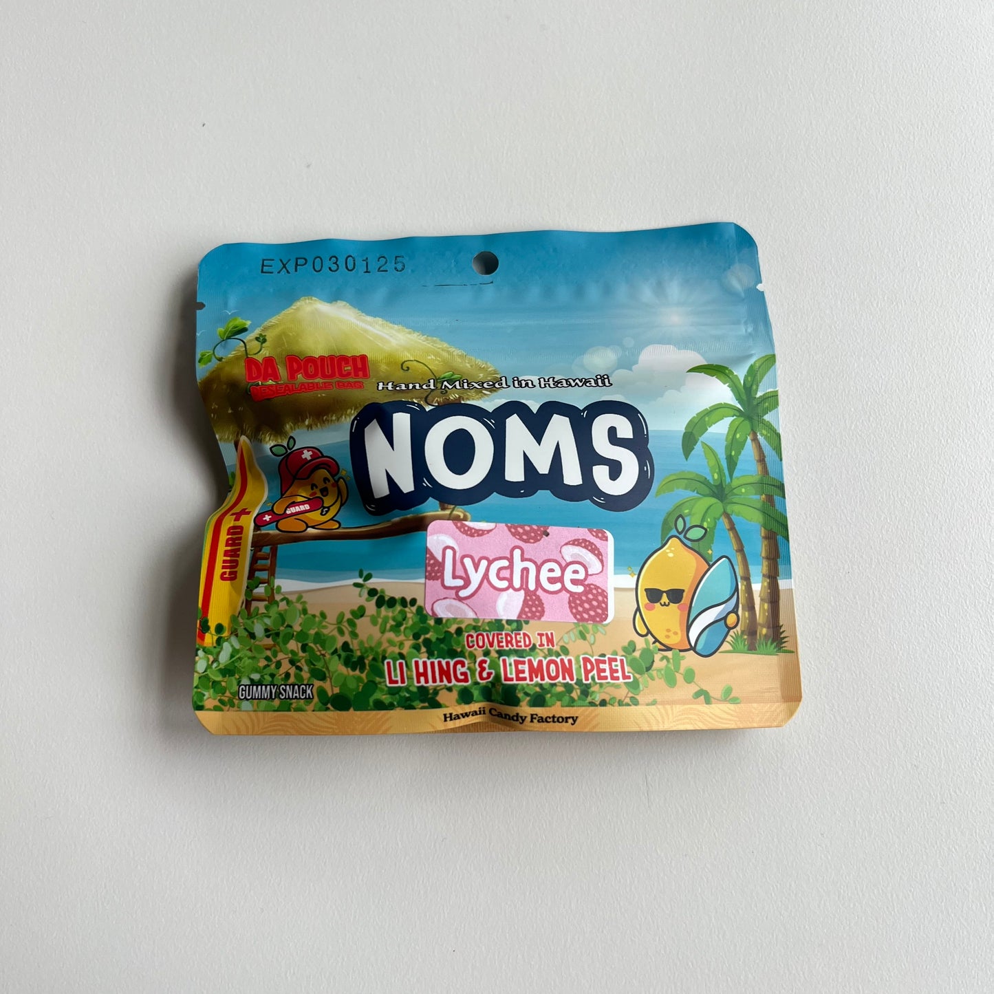 Noms Hawaii Candy | Lychee Li Hing Mui Gummy – Goodies | Snack Shop