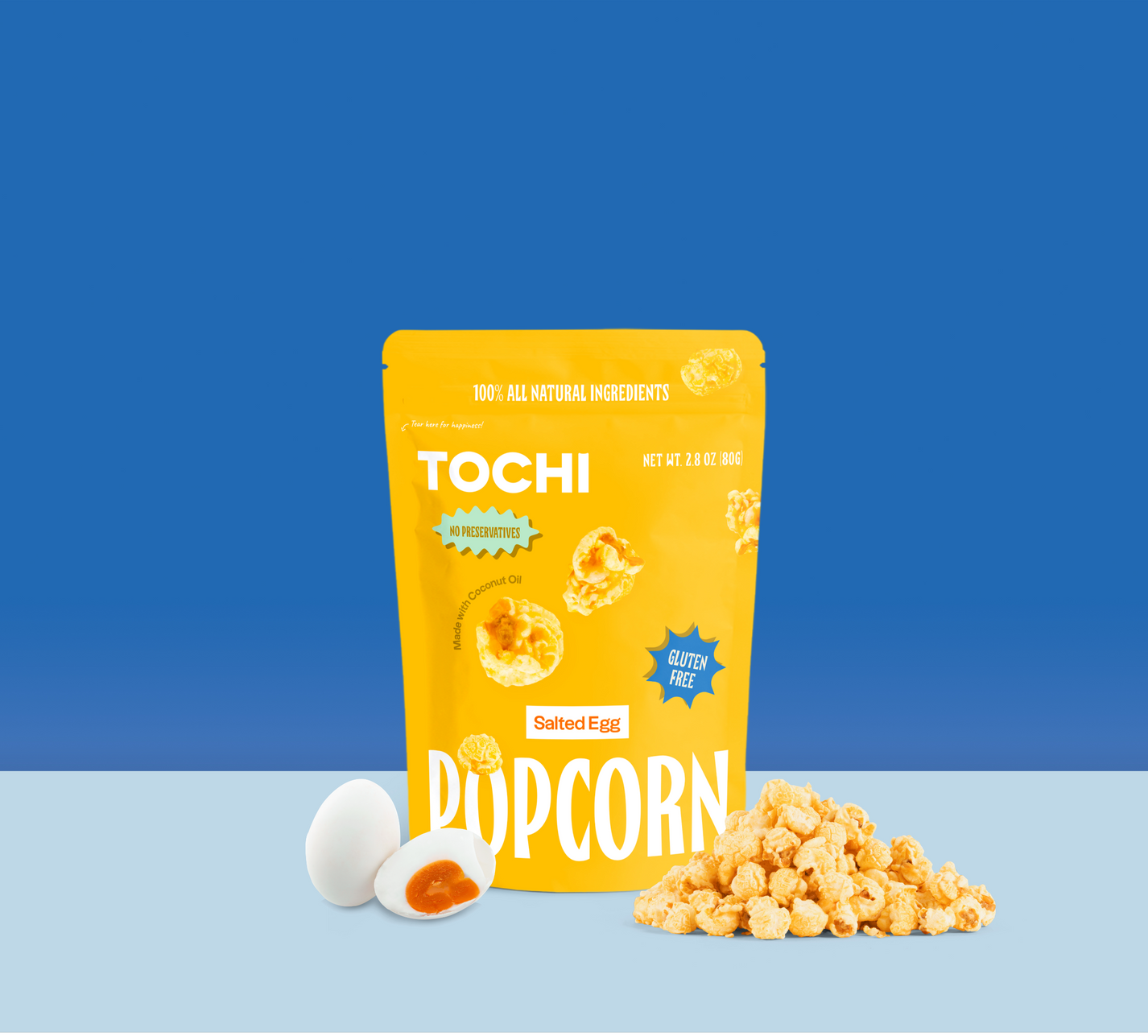 Tochi | Salted Egg Popcorn – Goodies | Snack Shop